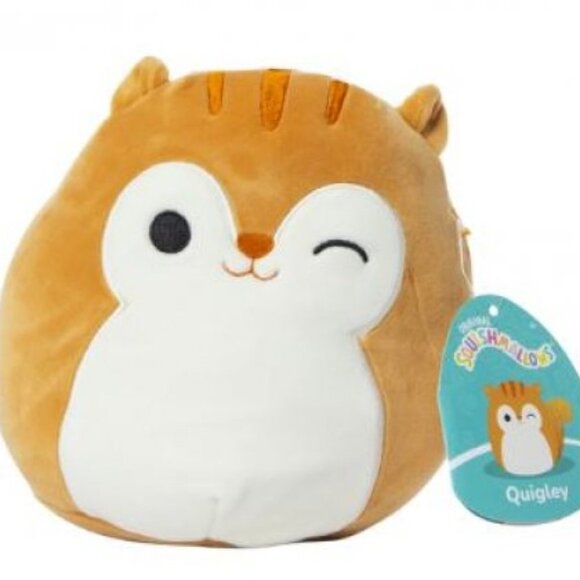 Squishmallows | Toys | Squishmallows Quigley Squirrel Plush Toy Winking ...